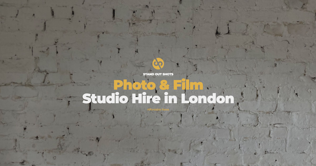 Photo & Film Studio Hire In London | Stand Out Shots